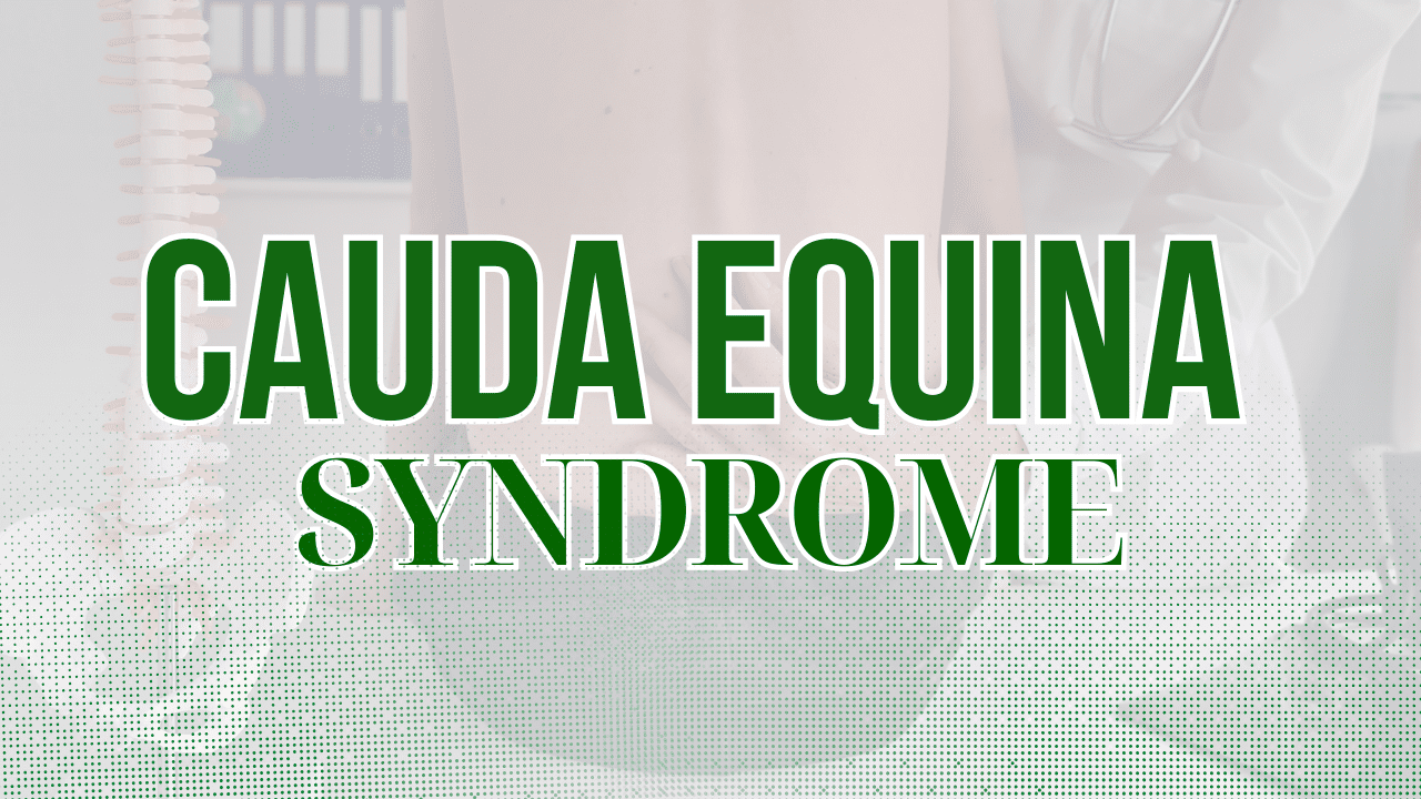 Cauda Equina Syndrome: Definition, Early Symptoms, Causes, Diagnosis ...